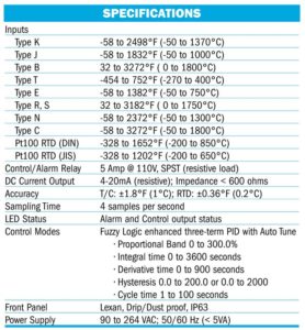 Extech PID Controller | DIN Temperature PID Controllers