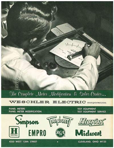 Weschler History | Measure and Control Equipment Suppliers