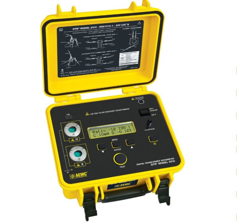 AEMC Digital Transformer Turns Ratiometer DTR Model 8510 | Weschler ...